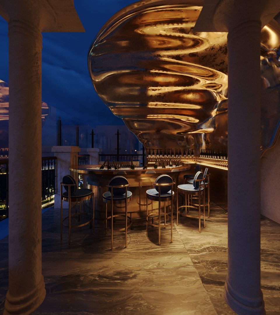 Mercury Rooftop Four Seasons Jumeirah, Dubai by Sundukovy Sisters