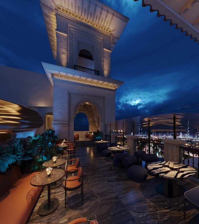 Mercury Rooftop Four Seasons Jumeirah, Dubai by Sundukovy Sisters